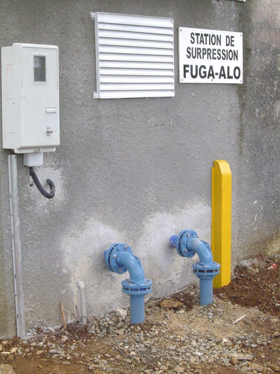 L’installation d’une station de surpression à Fuga-alo à Futuna par EAS ...